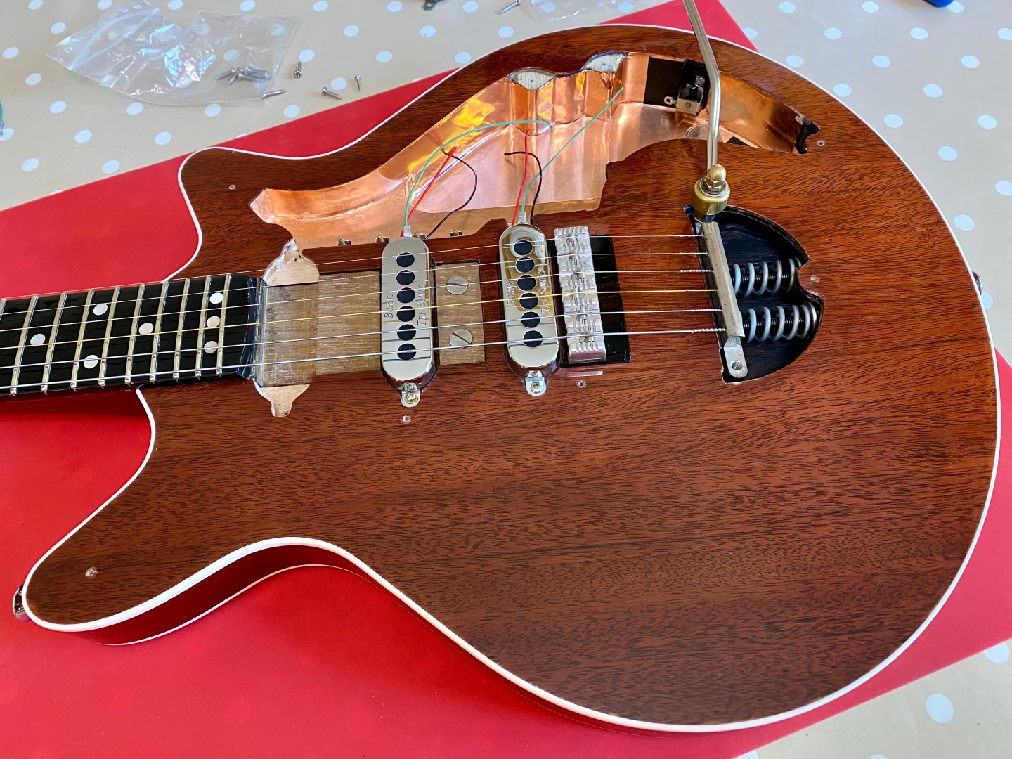 Brian May Red Special Replica Build Part 59: Initial Setup (Setting the ...